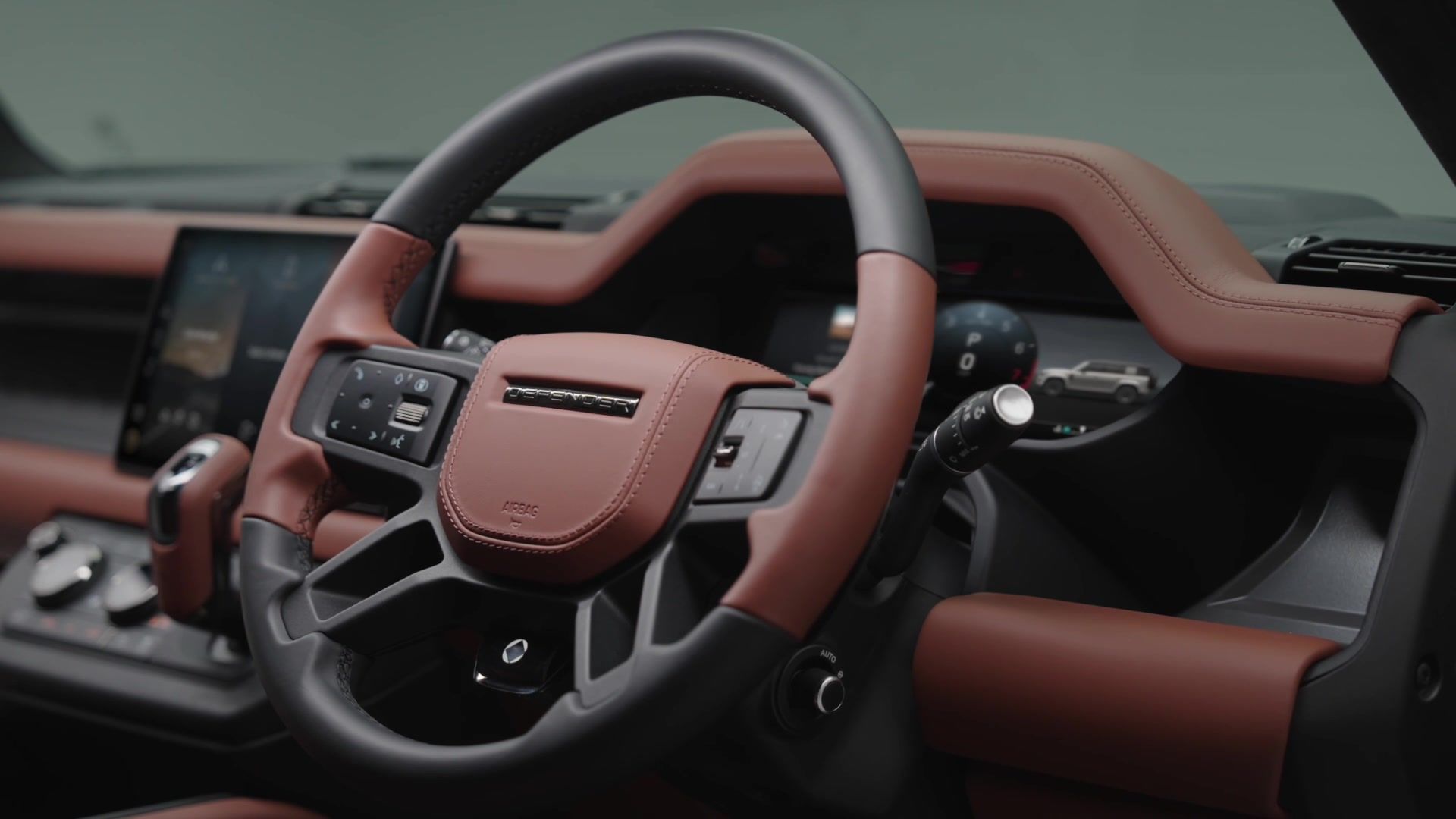 2025 Land Rover Defender OCTA Interior Design in Petra Copper Studio